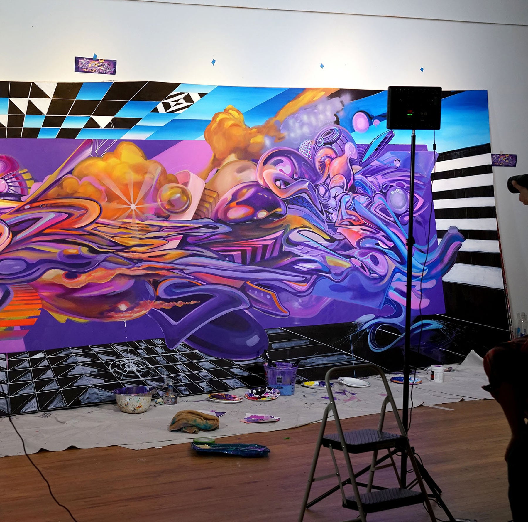 Paradigm Collaborative Mural - Threyda Art and Apparel
