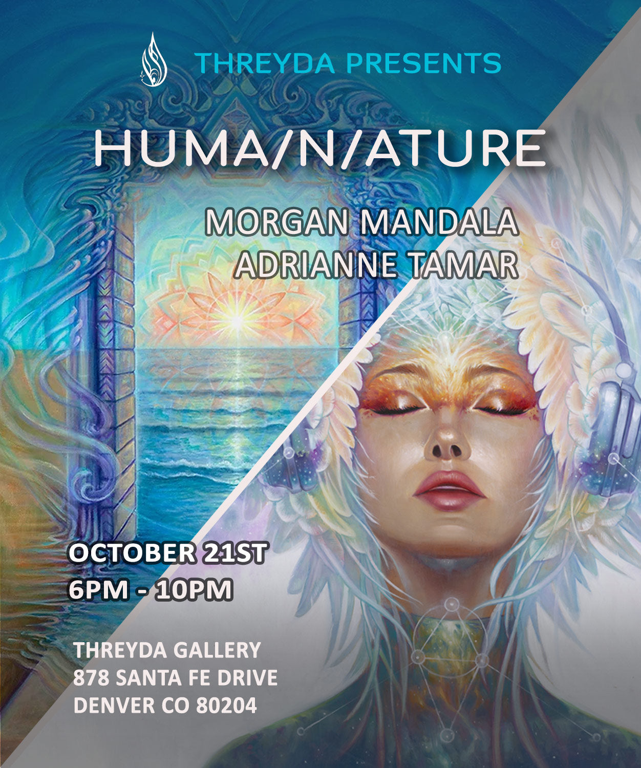 HUMA/N/ATURE Original Paintings - Threyda Art and Apparel