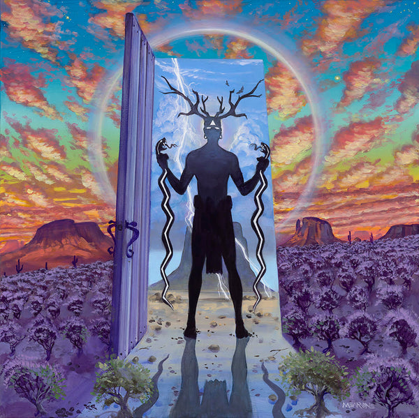 THUNDERMAN Original Painting by MEAR ONE - Threyda Art and Apparel