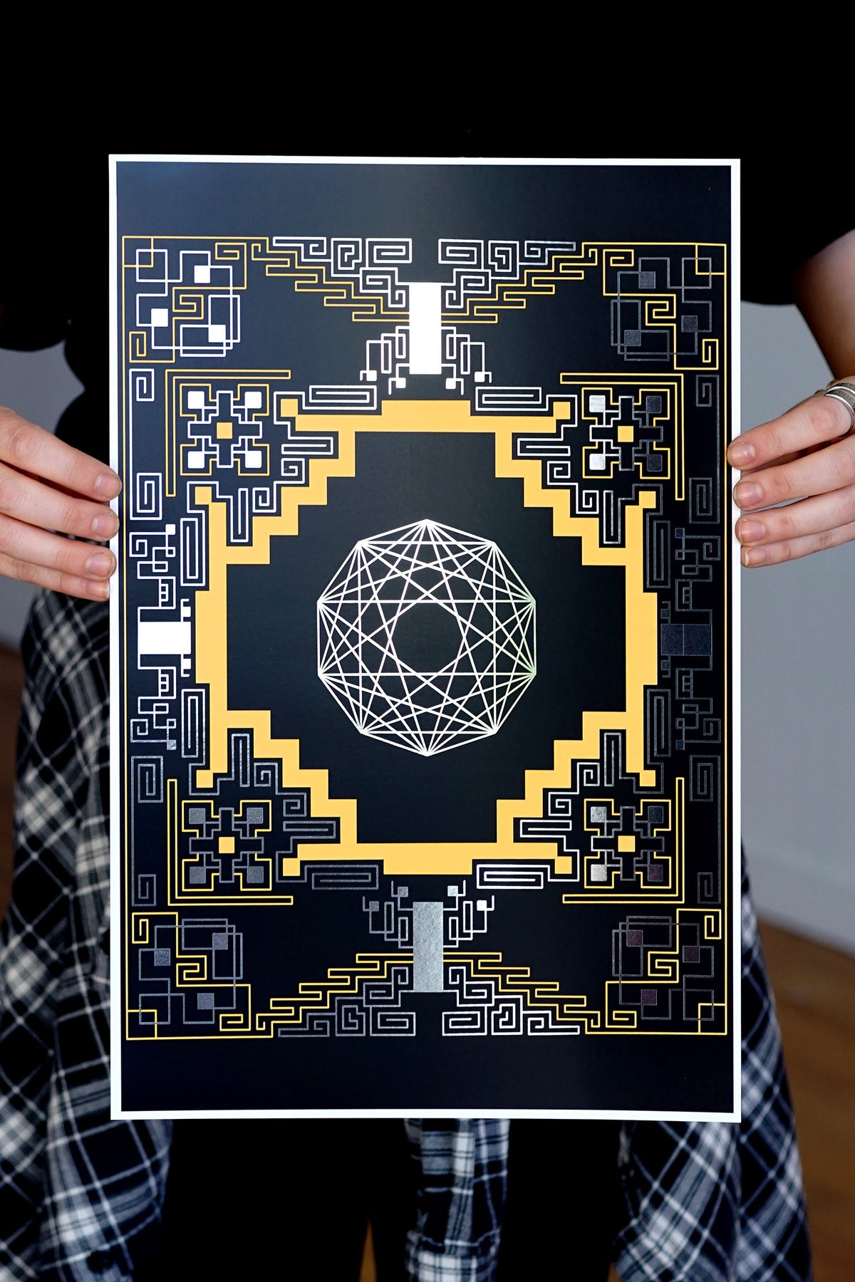 Eternal Form Metallic Foil Print by Melanie Farris - Threyda Art and ...