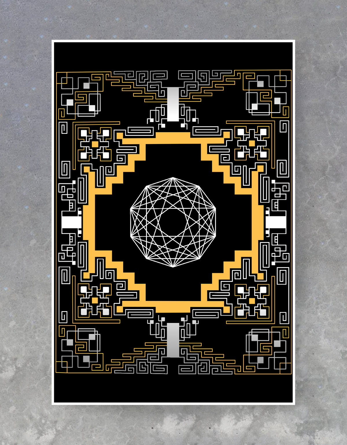 Eternal Form Metallic Foil Print by Melanie Farris - Threyda Art and ...