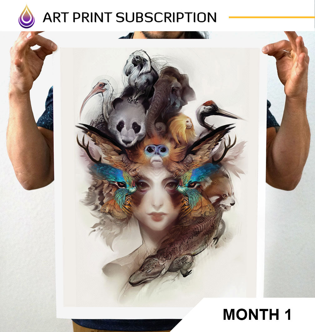 Vision Syndicate Monthly Art Subscription - Threyda Art and Apparel