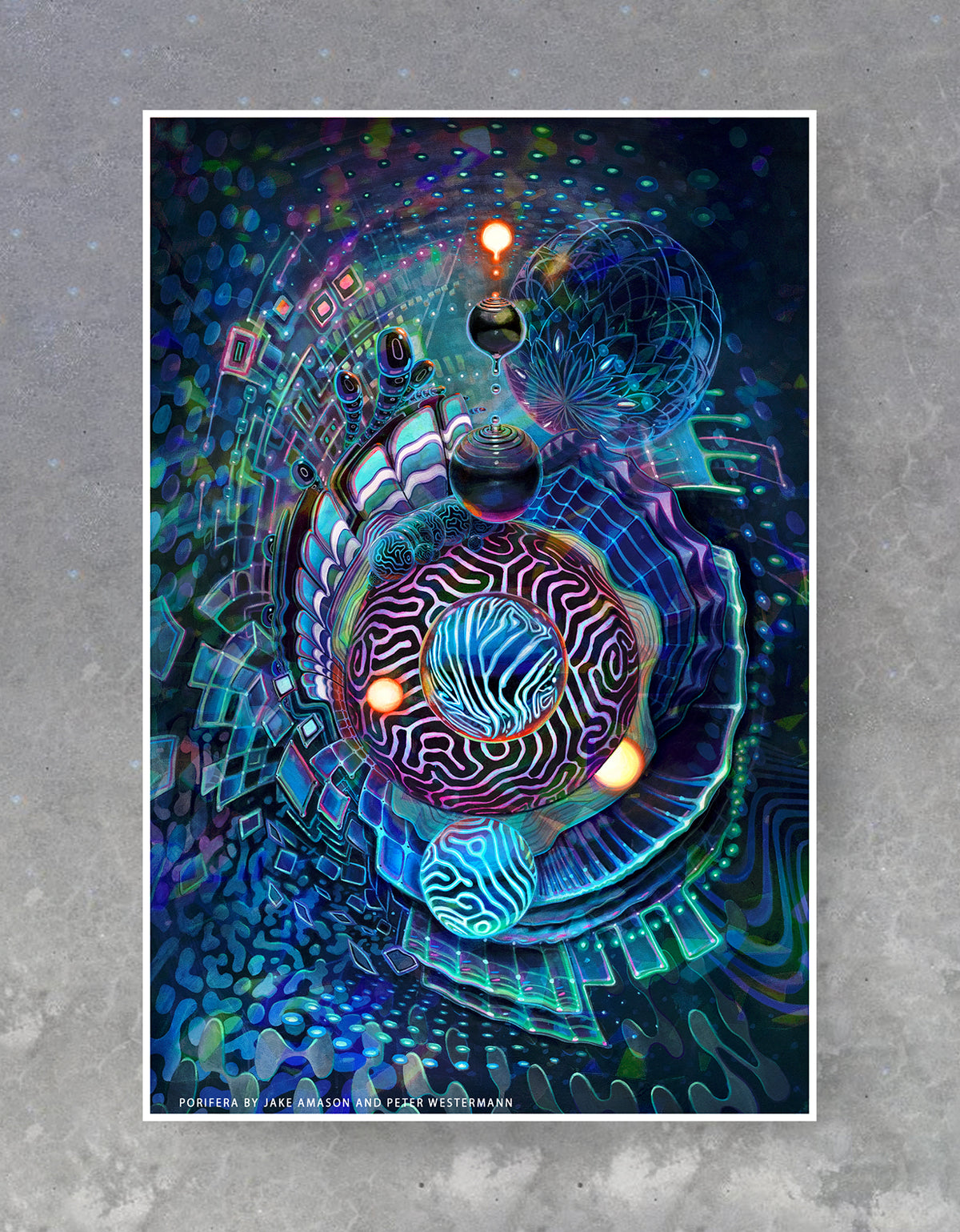 Porifera Foil Print by Peter Westermann and Jake Amason - Threyda Art ...