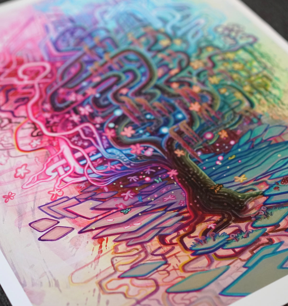 Circuitree Signed Print by Jake Amason - Threyda Art and Apparel