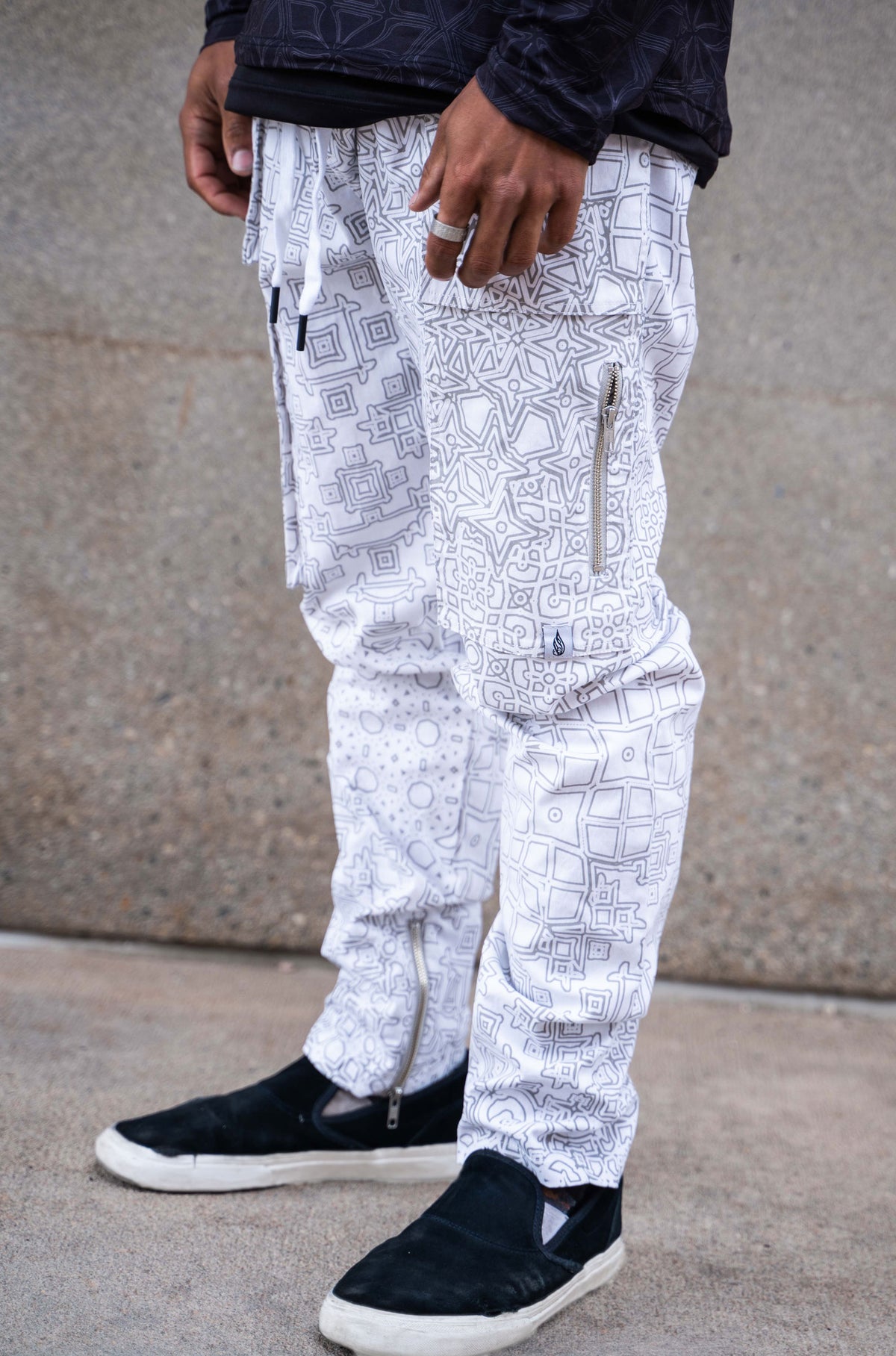 Deyja Cargo Joggers by Threyda - Threyda Art and Apparel